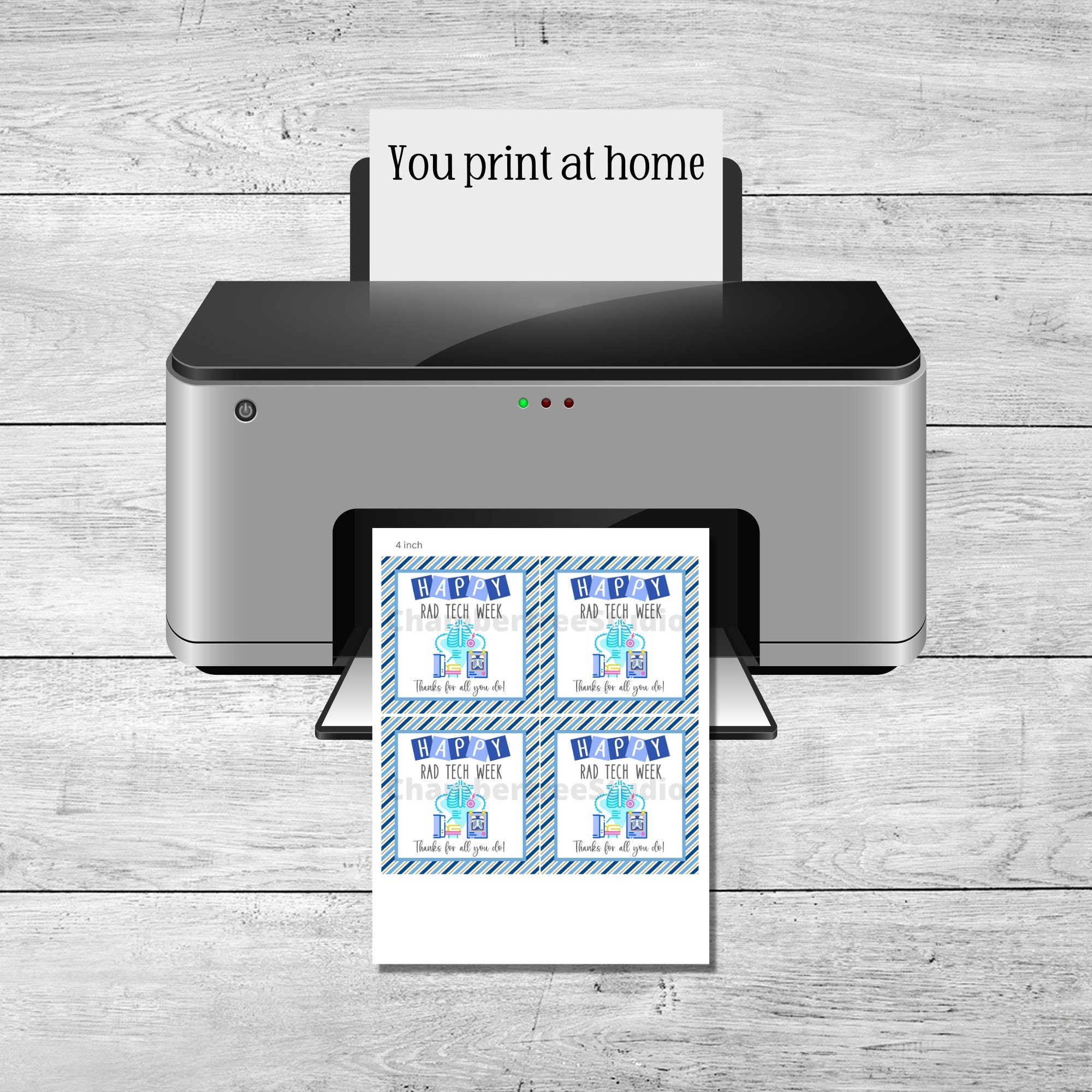 Rad Tech Week Gift Tag, Radiology Appreciation Tags, 2.5, 3 & 4 Tags ...