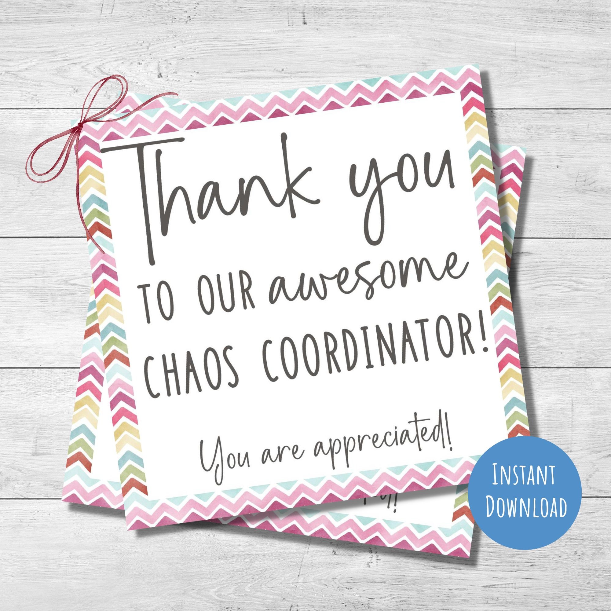 Administrative Professionals Day Gift Tag, Employee Appreciation ...