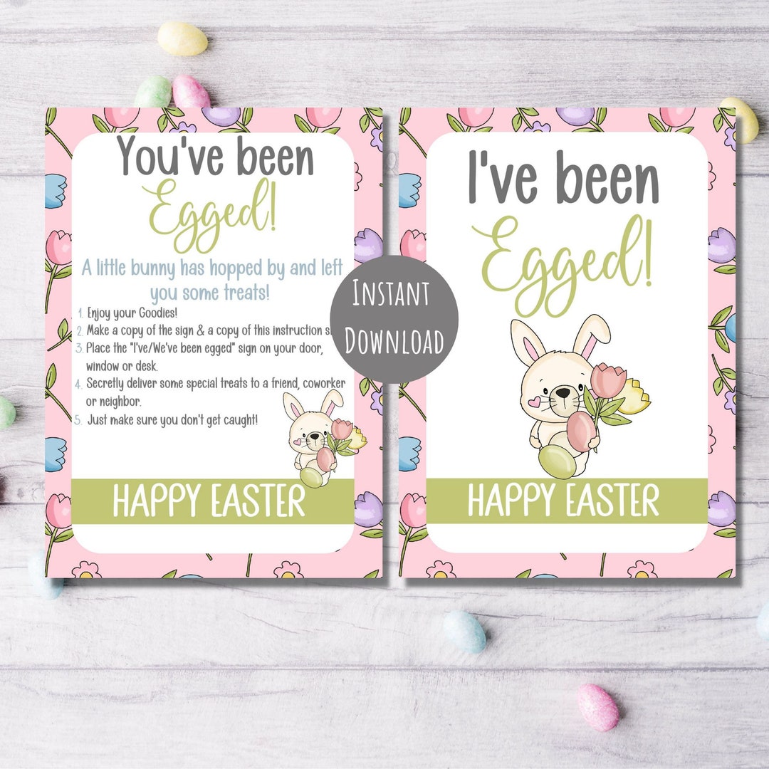 You've Been Egged, Easter Egg Game, Neighbor Game, Coworker I've Been ...