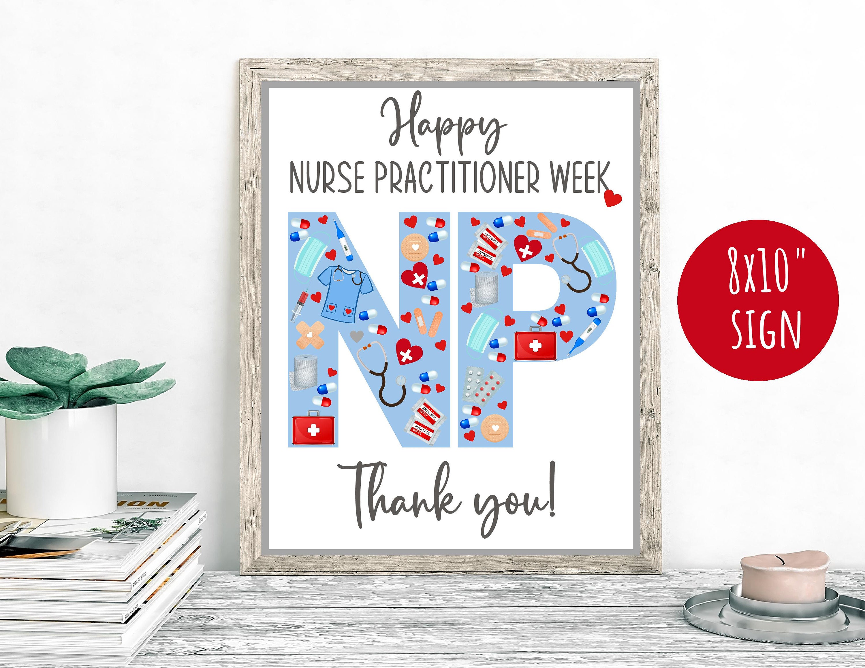 Nurse Practitioner Week Sign, Appreciation Sign for Nursing ...