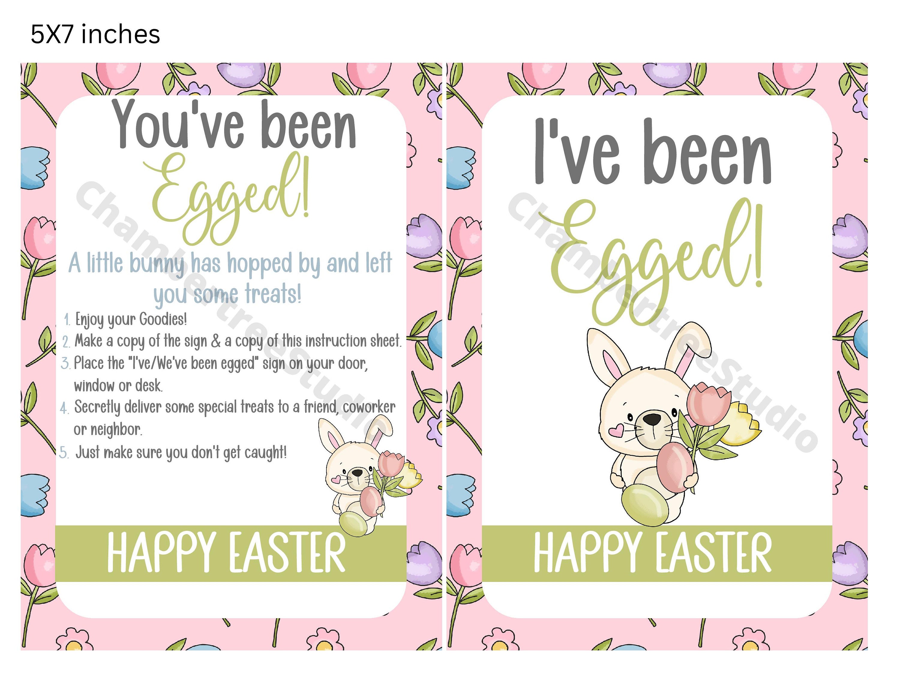 You've Been Egged, Easter Egg Game, Neighbor Game, Coworker I've Been ...