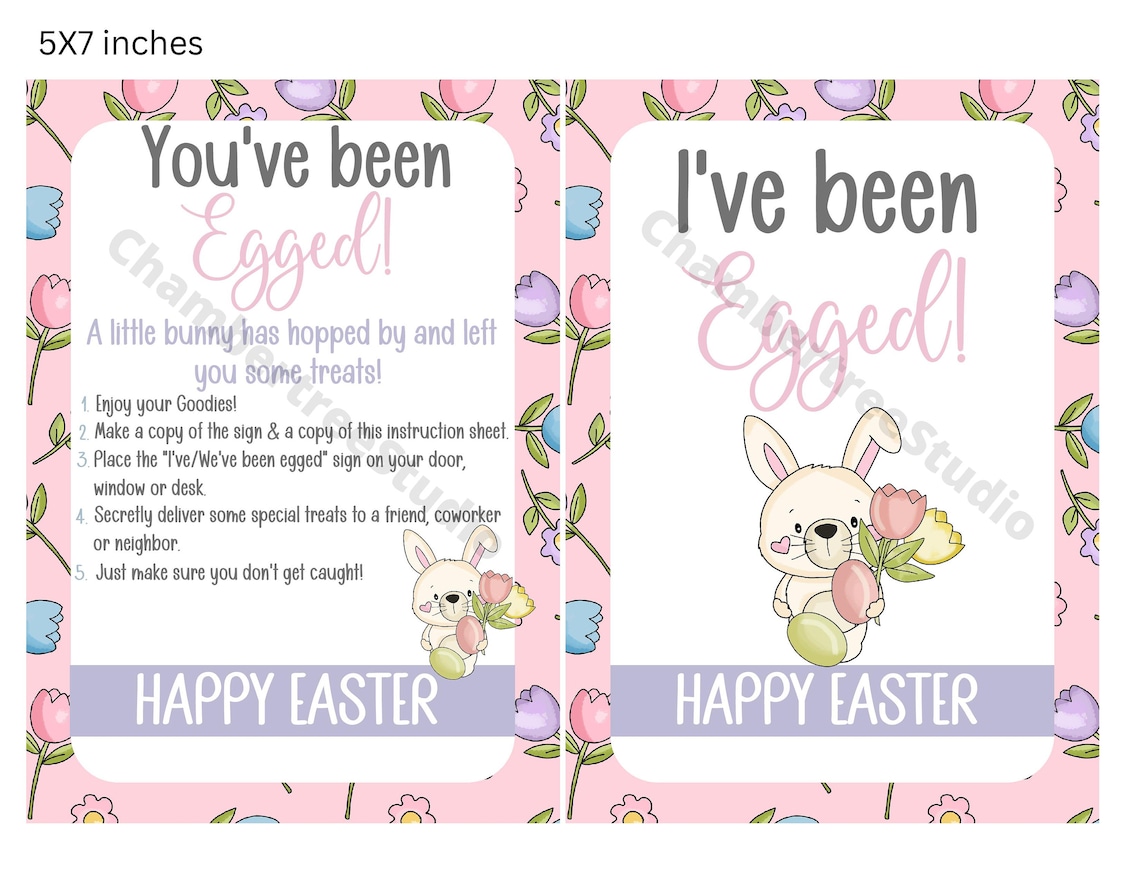 You've Been Egged, Easter Egg Game, Neighbor Game, Coworker I've Been ...