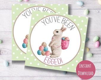 EDITABLE We've Been Egged Sign, You've Been Egged, Neighbors, Desktop ...