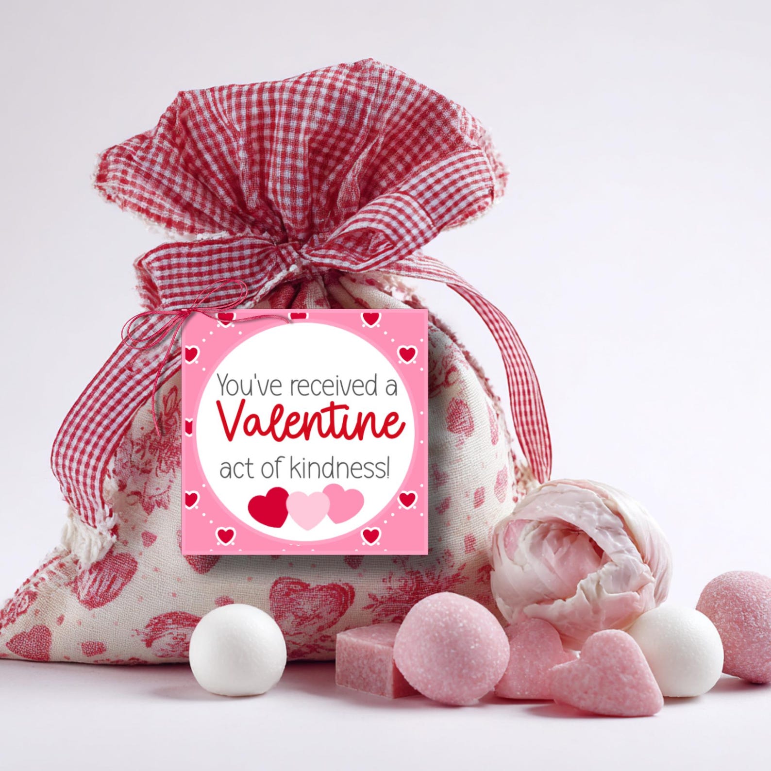 Valentine’s Day Random Acts of Kindness Tags | Spread Love Gift Tags ...