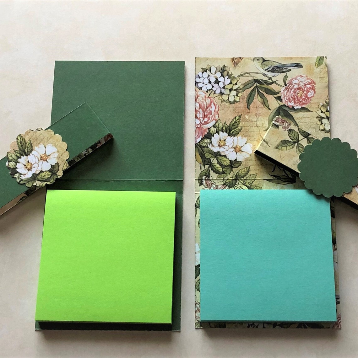 Sticky Notes Holder, Mini Notepad, Birthday Gift for Her, Happy Mail ...