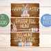 Easter Egg Hunt Signs, Easter Activity for Kids, Scavenger Hunt, Easter ...