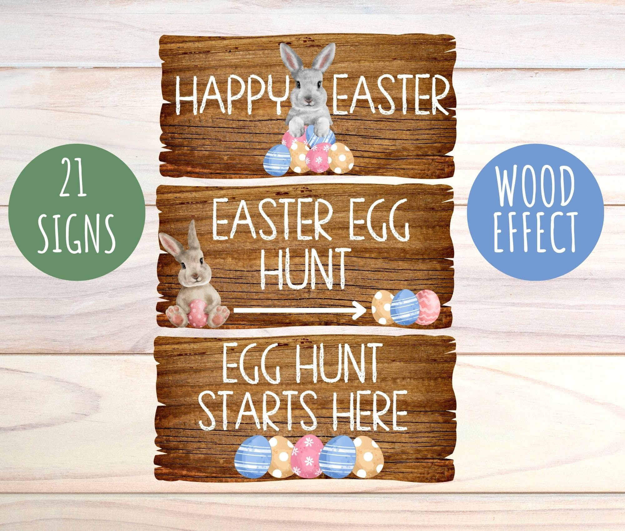 Easter Egg Hunt Signs, Easter Activity for Kids, Scavenger Hunt, Easter ...