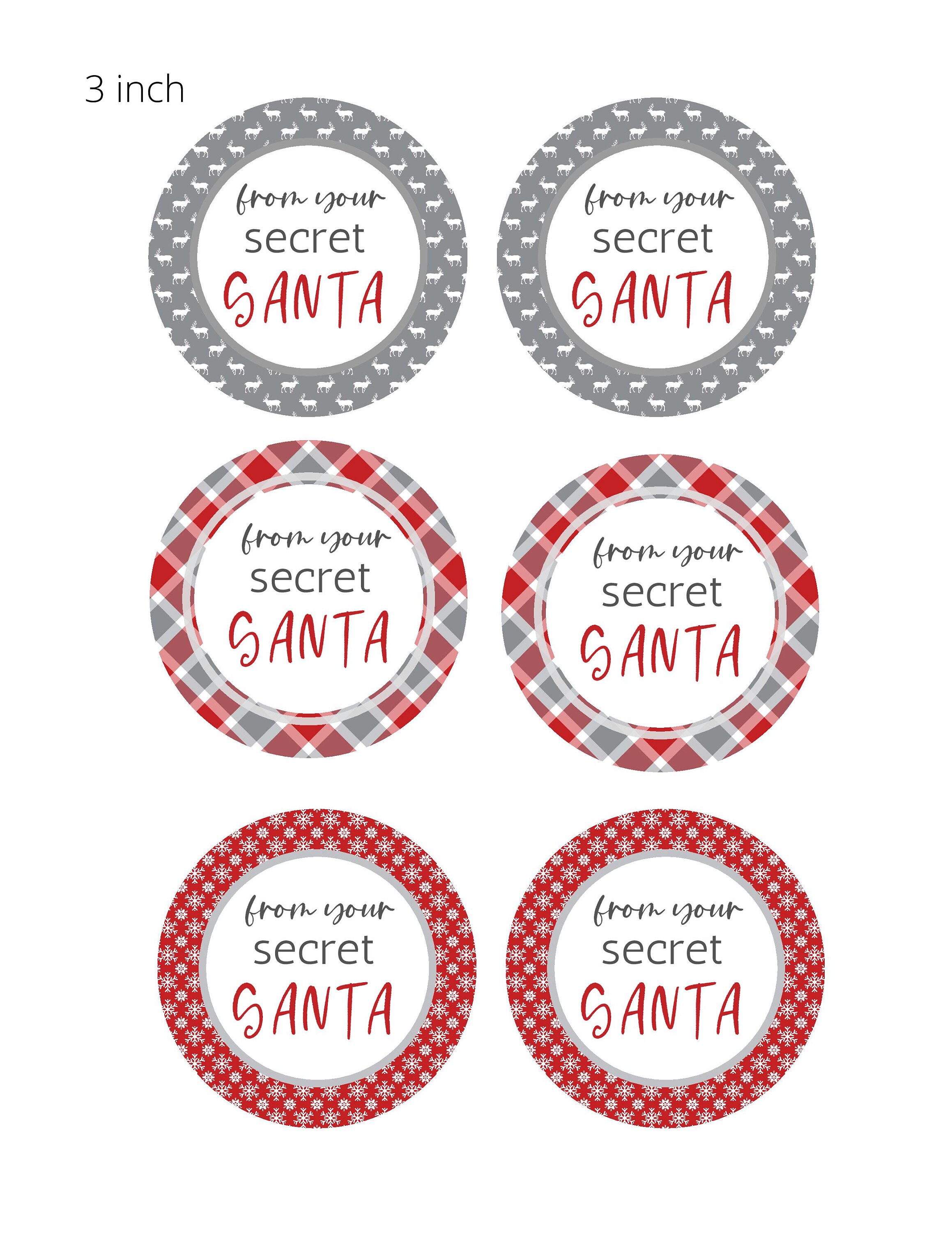Secret Santa Printables – Questionnaire, Signup Sheet & Holiday Gift ...
