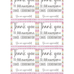Administrative Professionals Day Gift Tag, Employee Appreciation ...