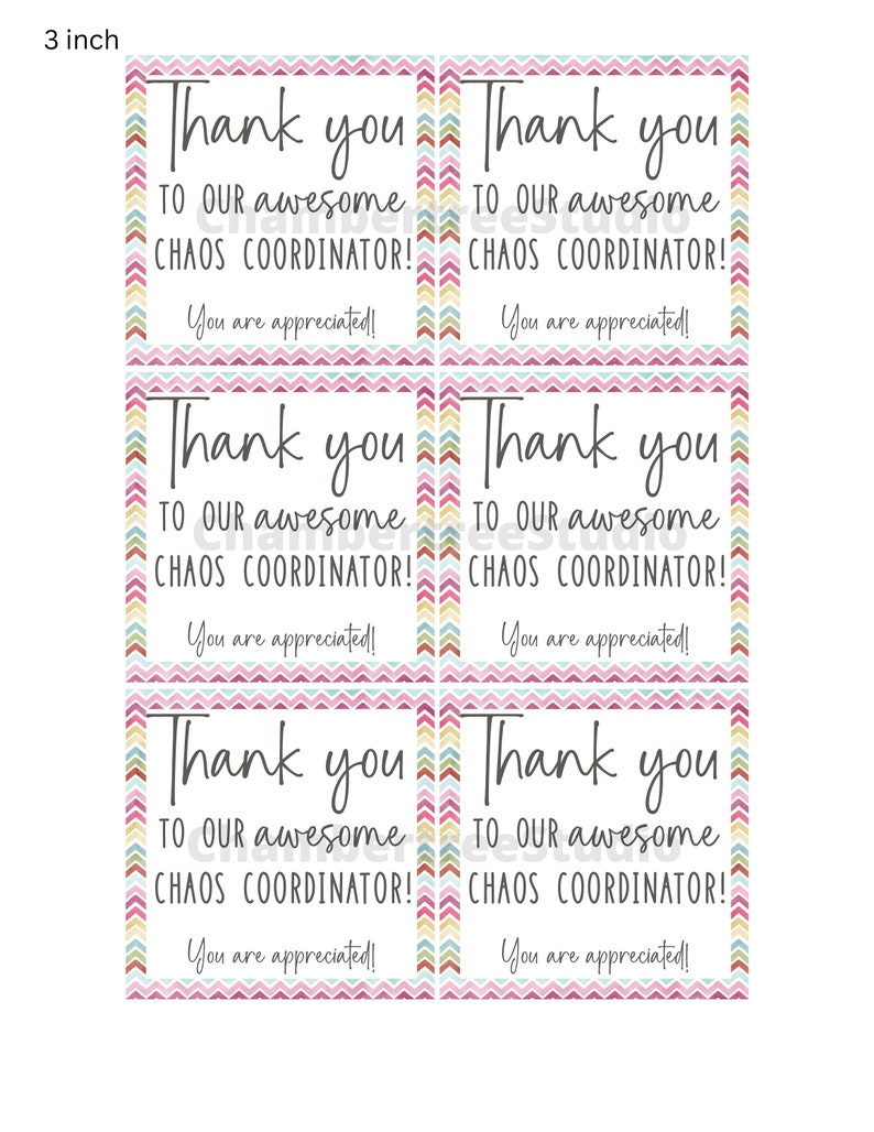 Administrative Professionals Day Gift Tag, Employee Appreciation ...
