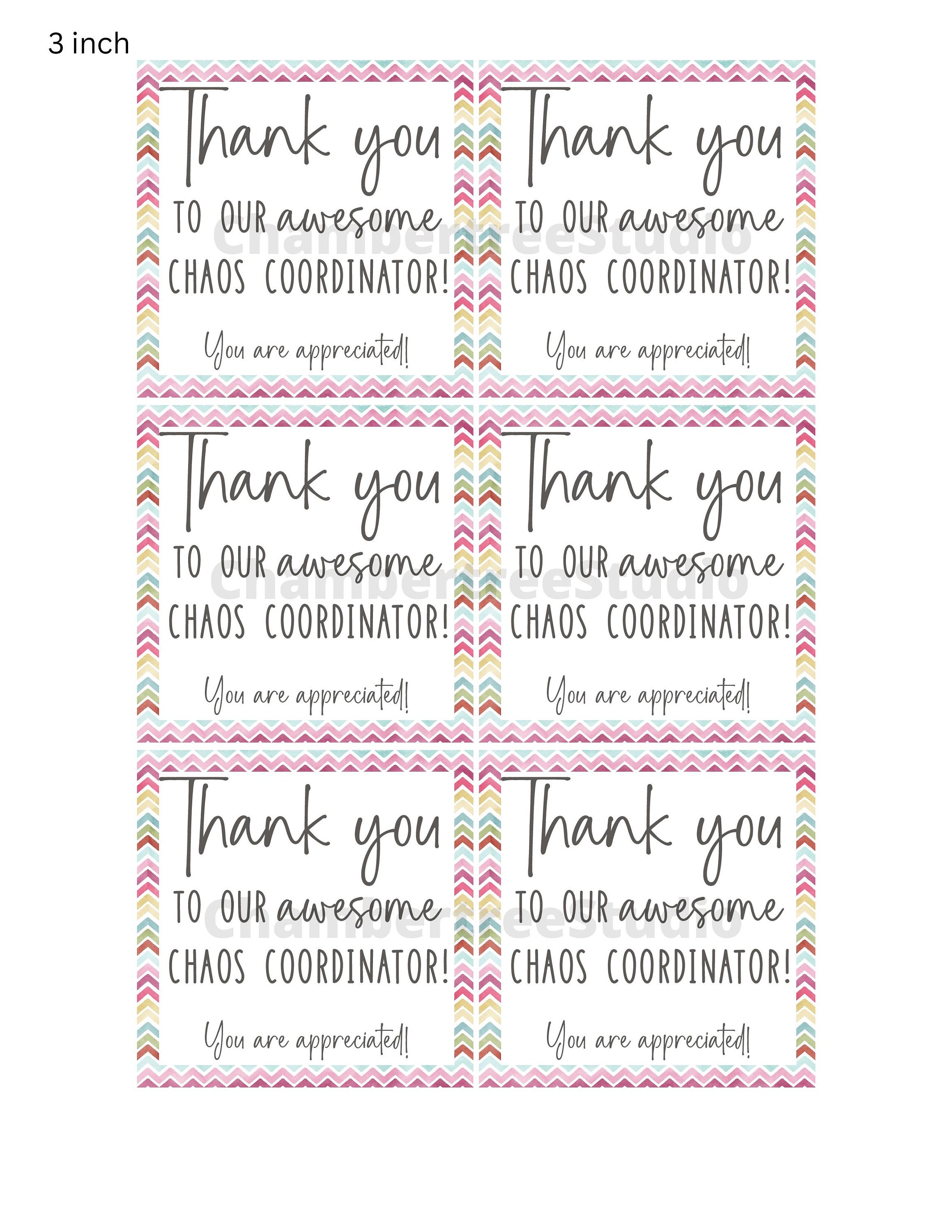 Administrative Professionals Day Gift Tag, Employee Appreciation ...