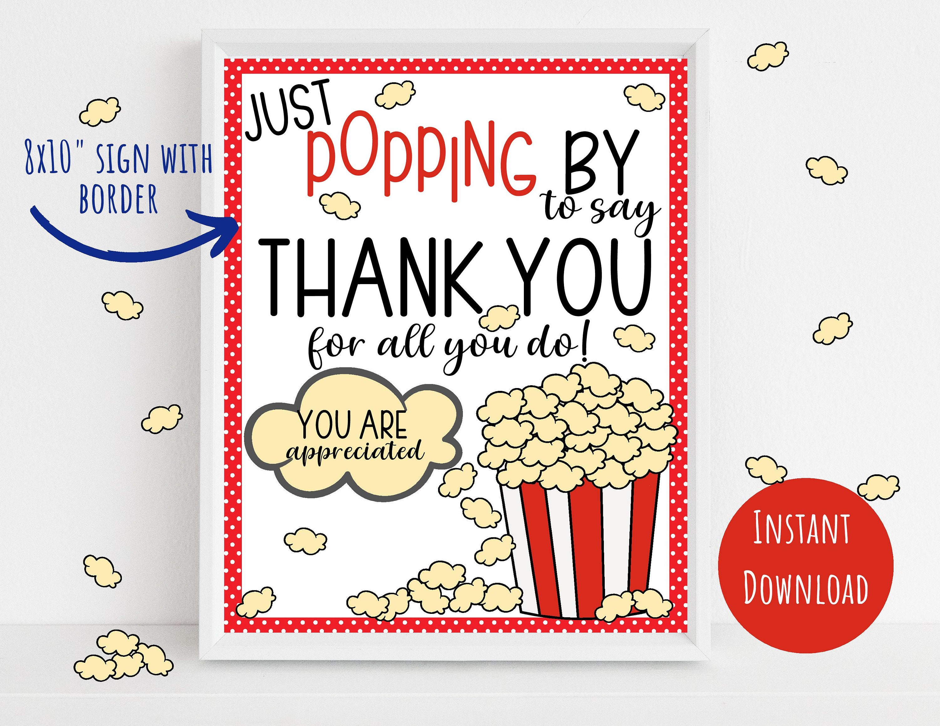 Teacher Appreciation Week Sign, Printable School Teacher and Staff ...