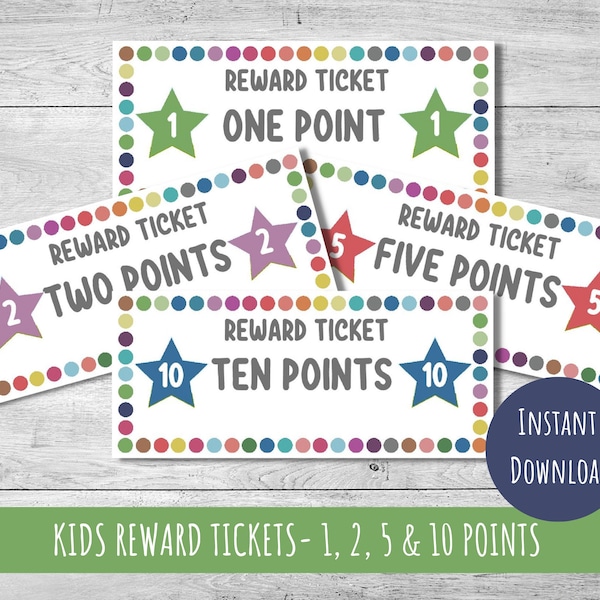 Kids Reward System - Etsy