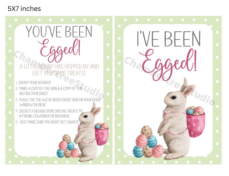 You've Been Egged Easter Game, Neighbor Game, Coworker I've Been Egged ...