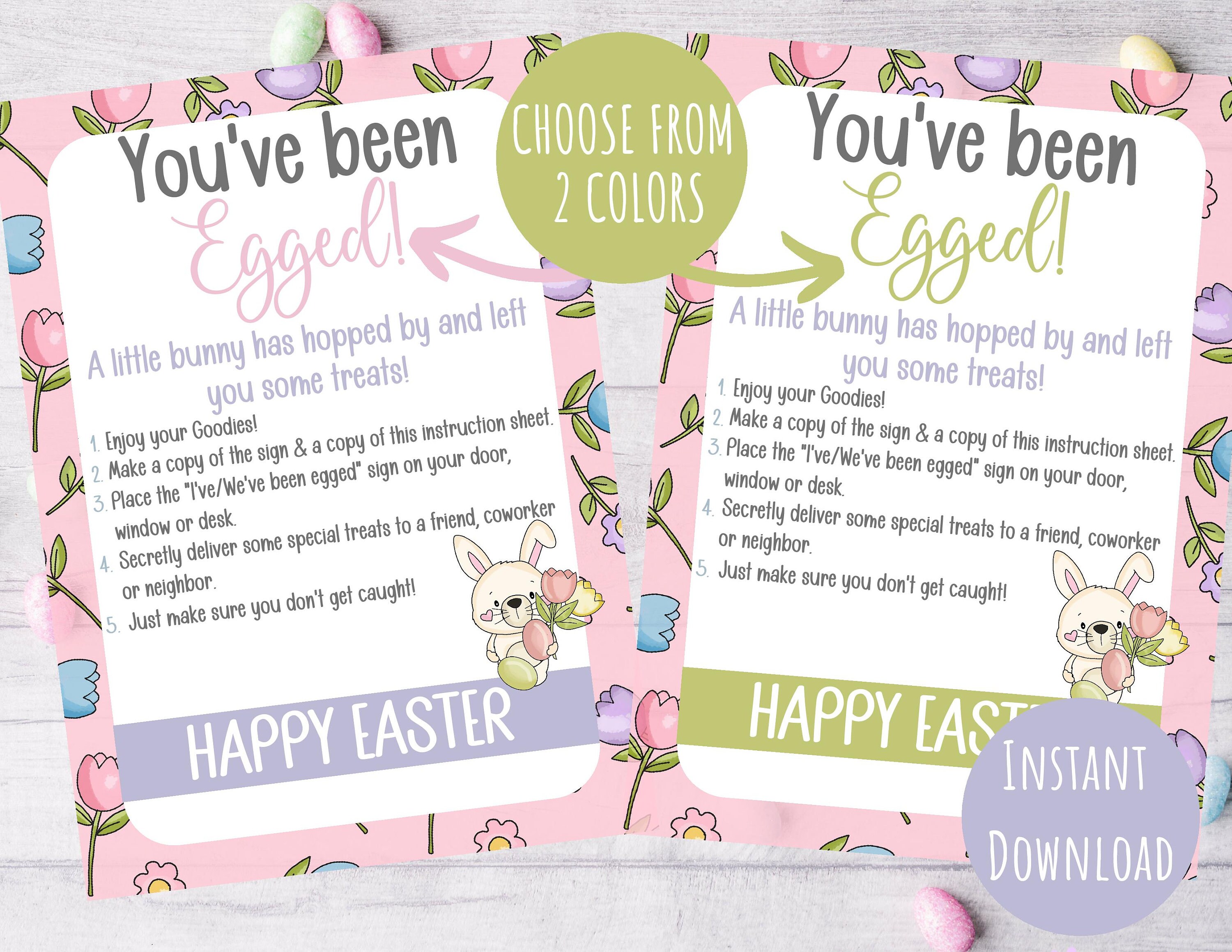 You've Been Egged, Easter Egg Game, Neighbor Game, Coworker I've Been ...