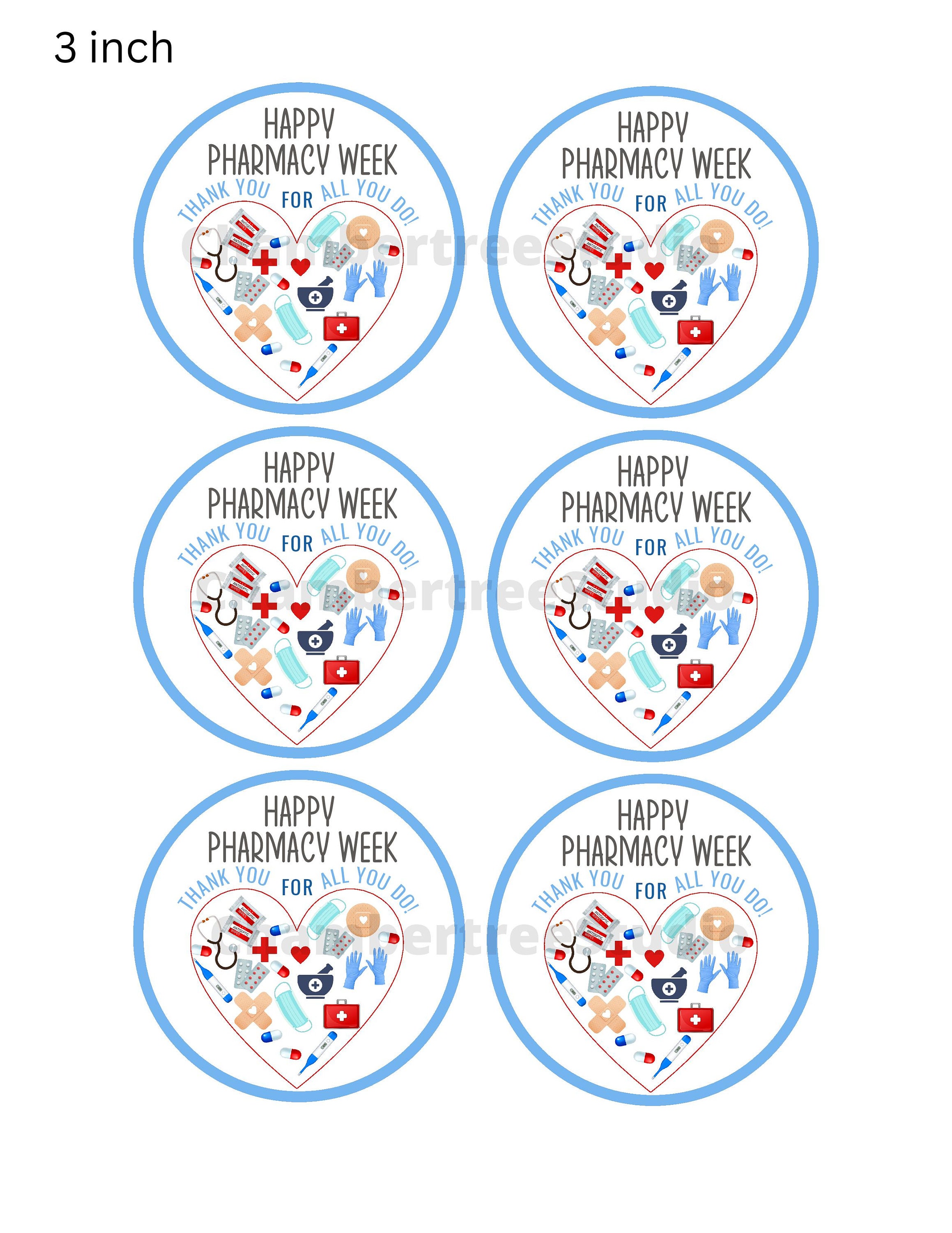 Pharmacy Week Appreciation Gift Tag Pharmacists Gift for - Etsy