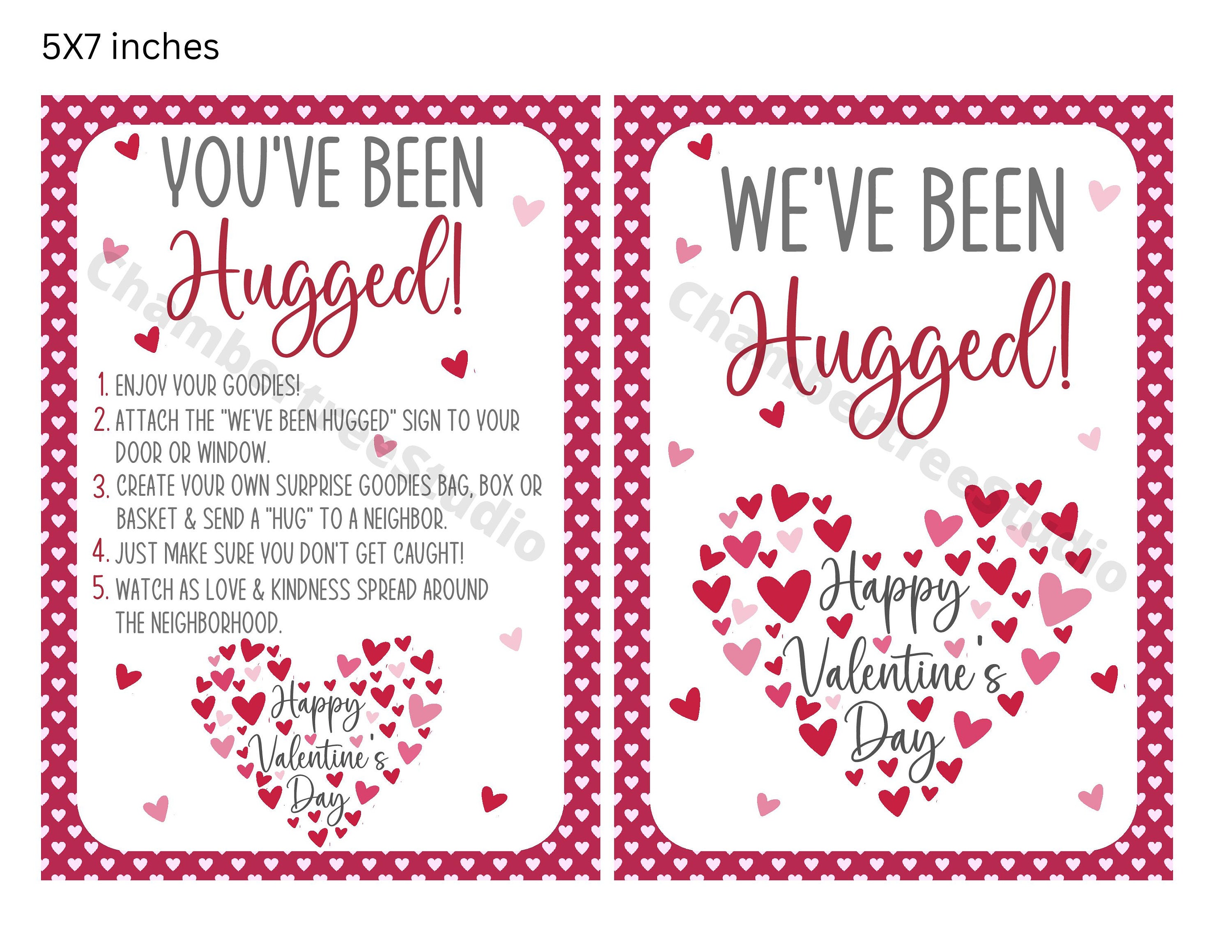 You’ve Been Hugged Valentine’s Game – Neighbor Kindness Edition ...
