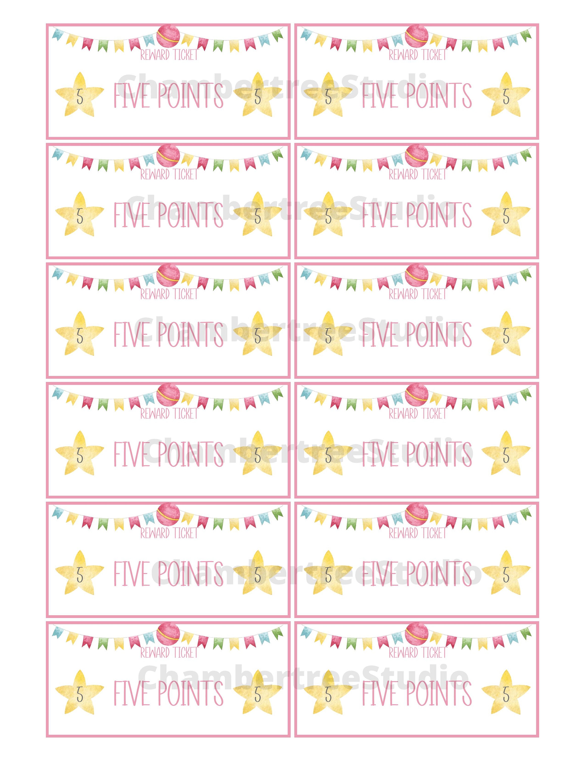 Kids Reward Coupons, Positive Behavior Points, Kids Reward System ...