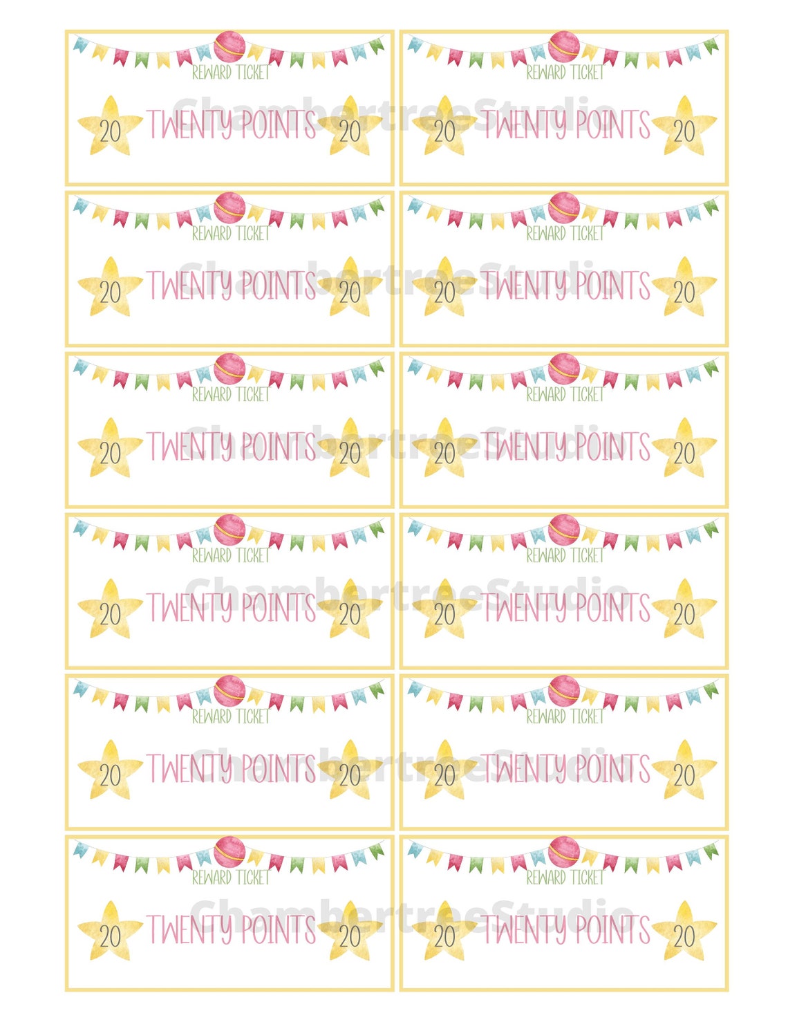 Kids Reward Coupons Positive Behavior Points Kids Reward - Etsy