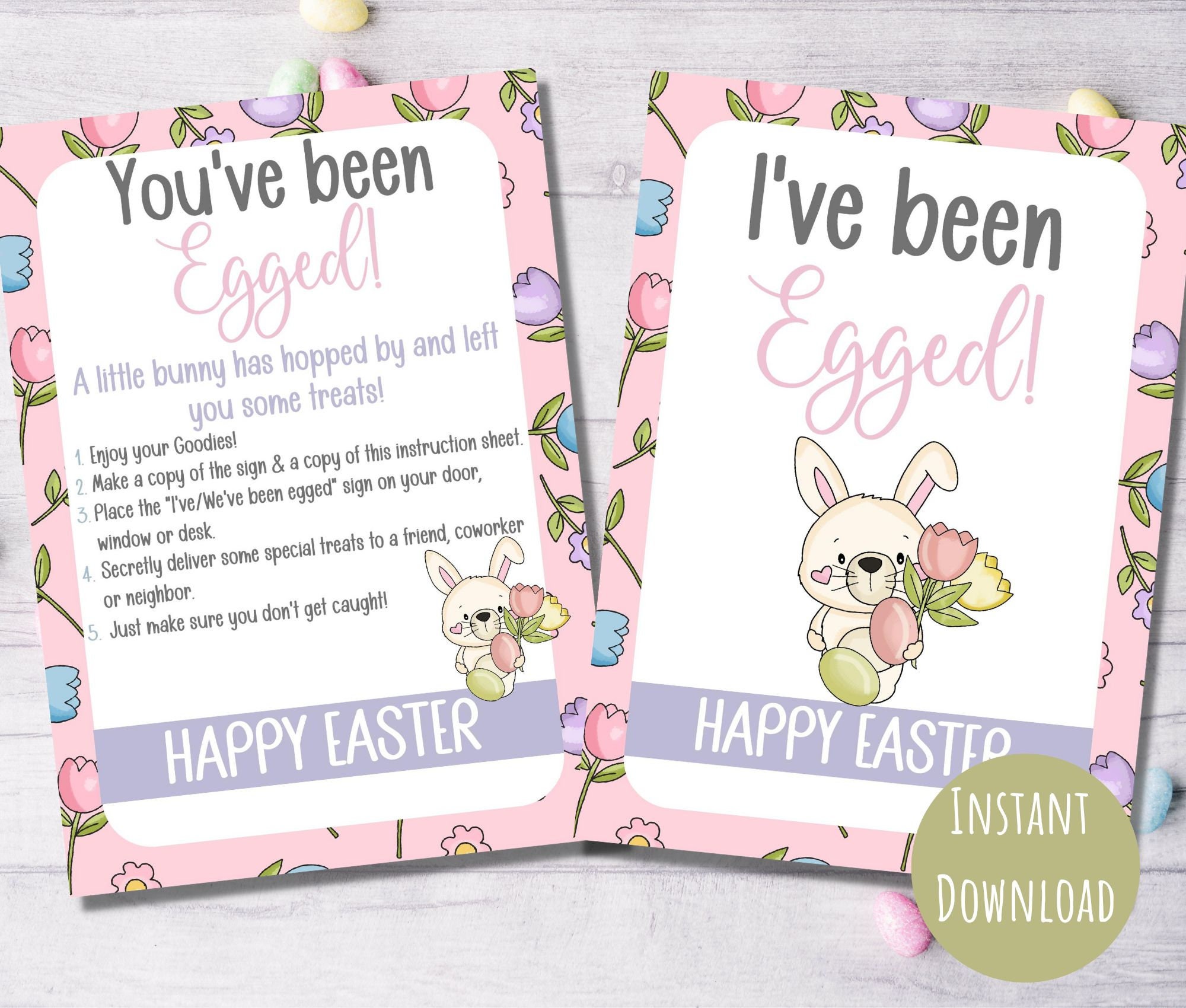 You've Been Egged, Easter Egg Game, Neighbor Game, Coworker I've Been ...