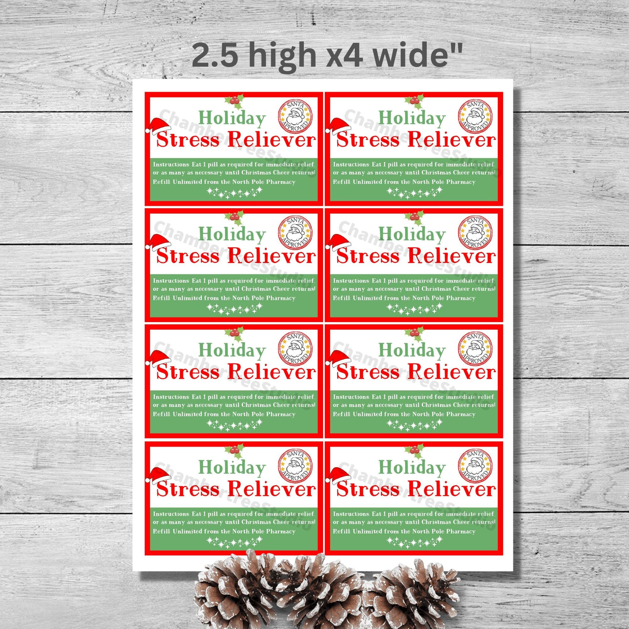 Fun Christmas Gag Gift, Secret Santa Gift Idea, Holiday Stress Reliever ...