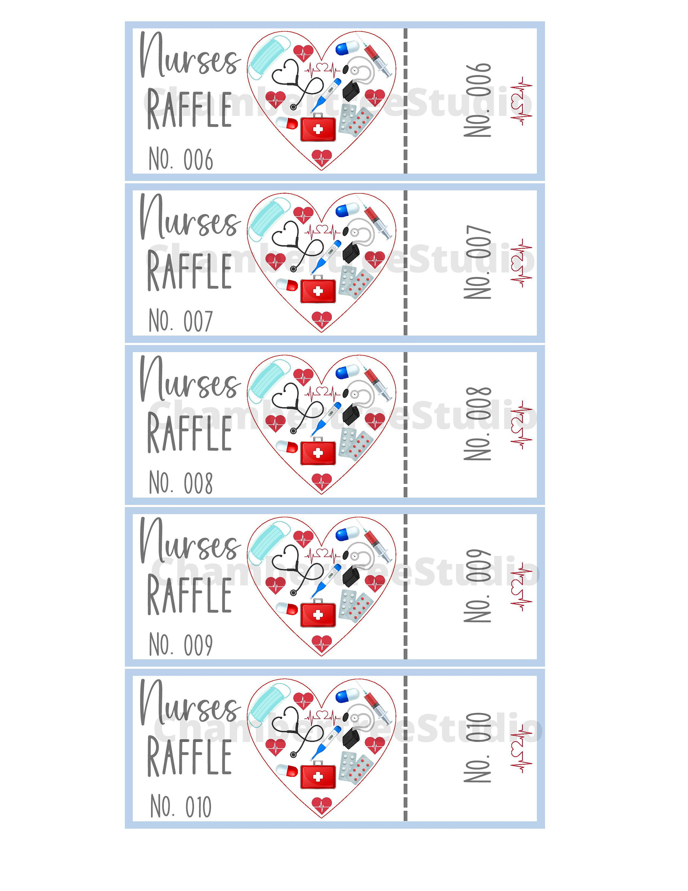 Nurse Week Raffle Tickets Happy Nurses Week Enter to Win - Etsy