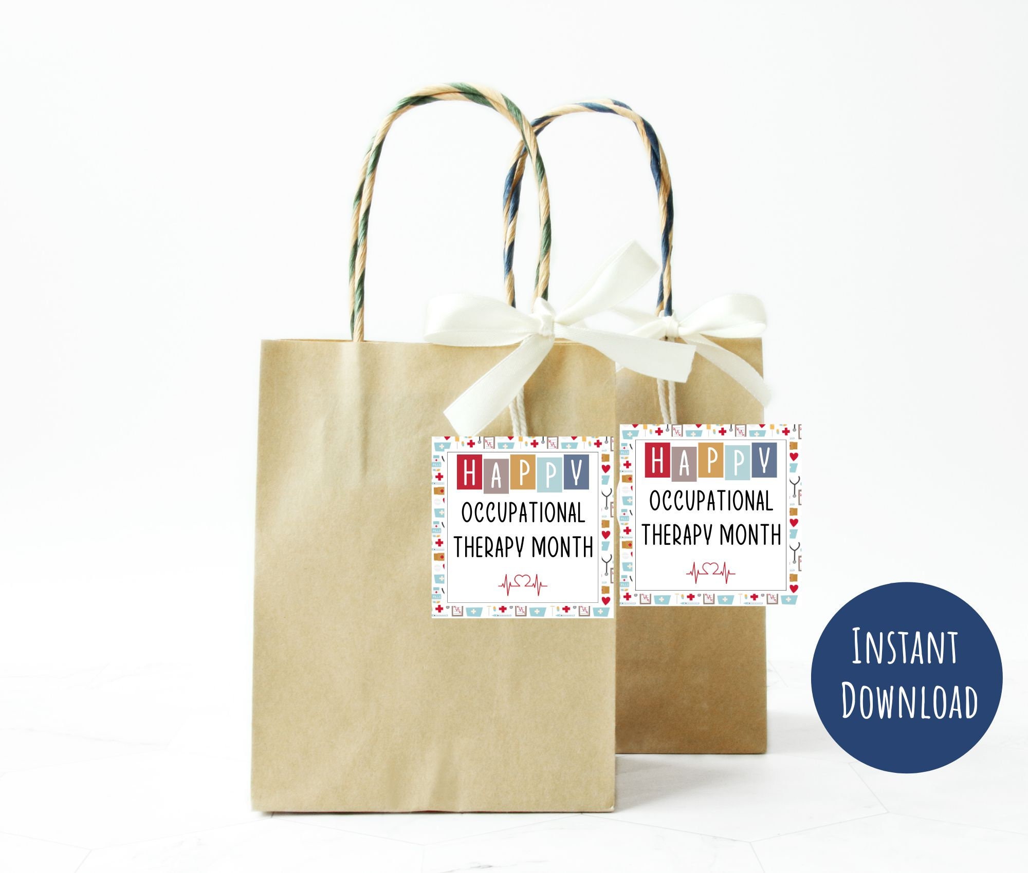 Occupational Therapy Month Gift Tag Occupational Therapist - Etsy