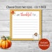Thanksgiving Gratitude Cards, Printable I Am Thankful for Notes, 4x4 ...