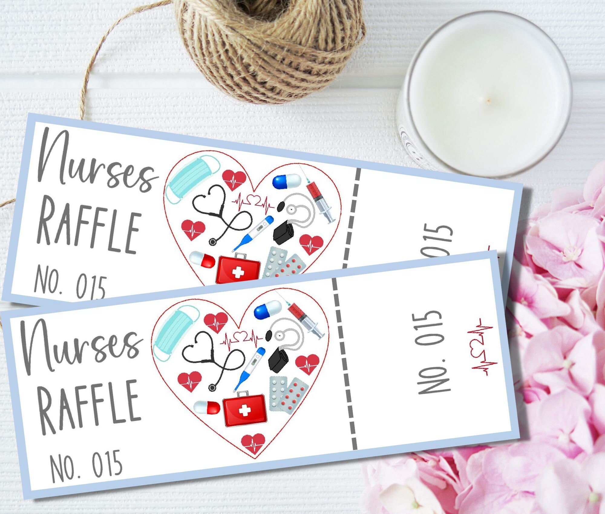 Nurse Week Raffle Tickets, Happy Nurses Week, Enter to Win, Fundraising ...