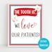 Dental Patient Appreciation Sign, Printable Valentine's Day Sign for ...