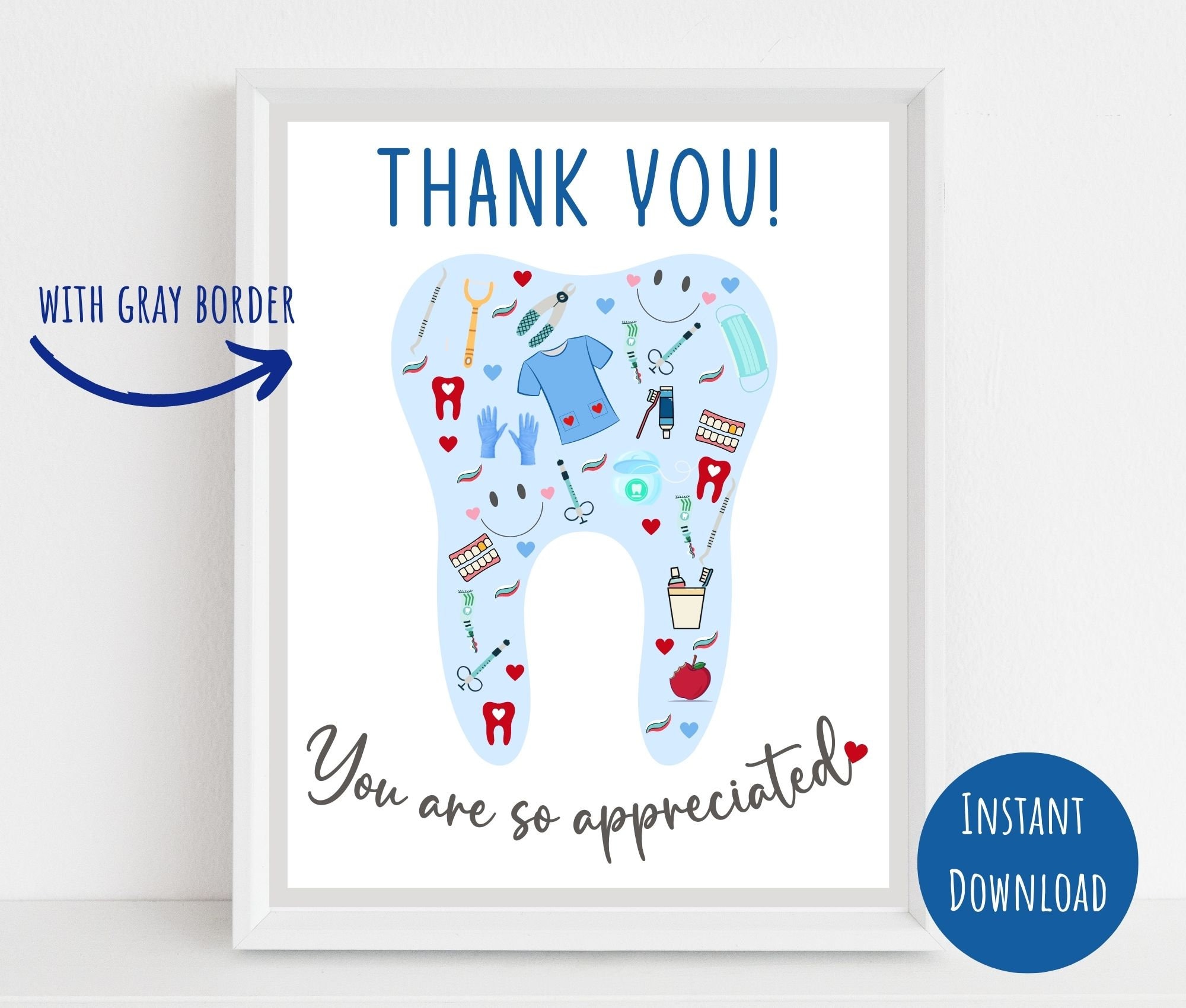 Dental Hygienist Week Appreciation Sign, Dental Assistant, Dental Staff ...