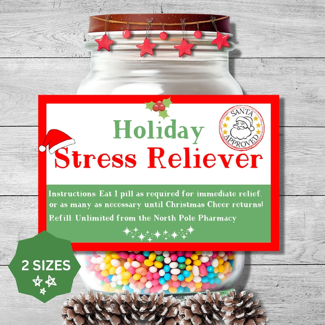 Fun Christmas Gag Gift, Secret Santa Gift Idea, Holiday Stress Reliever ...
