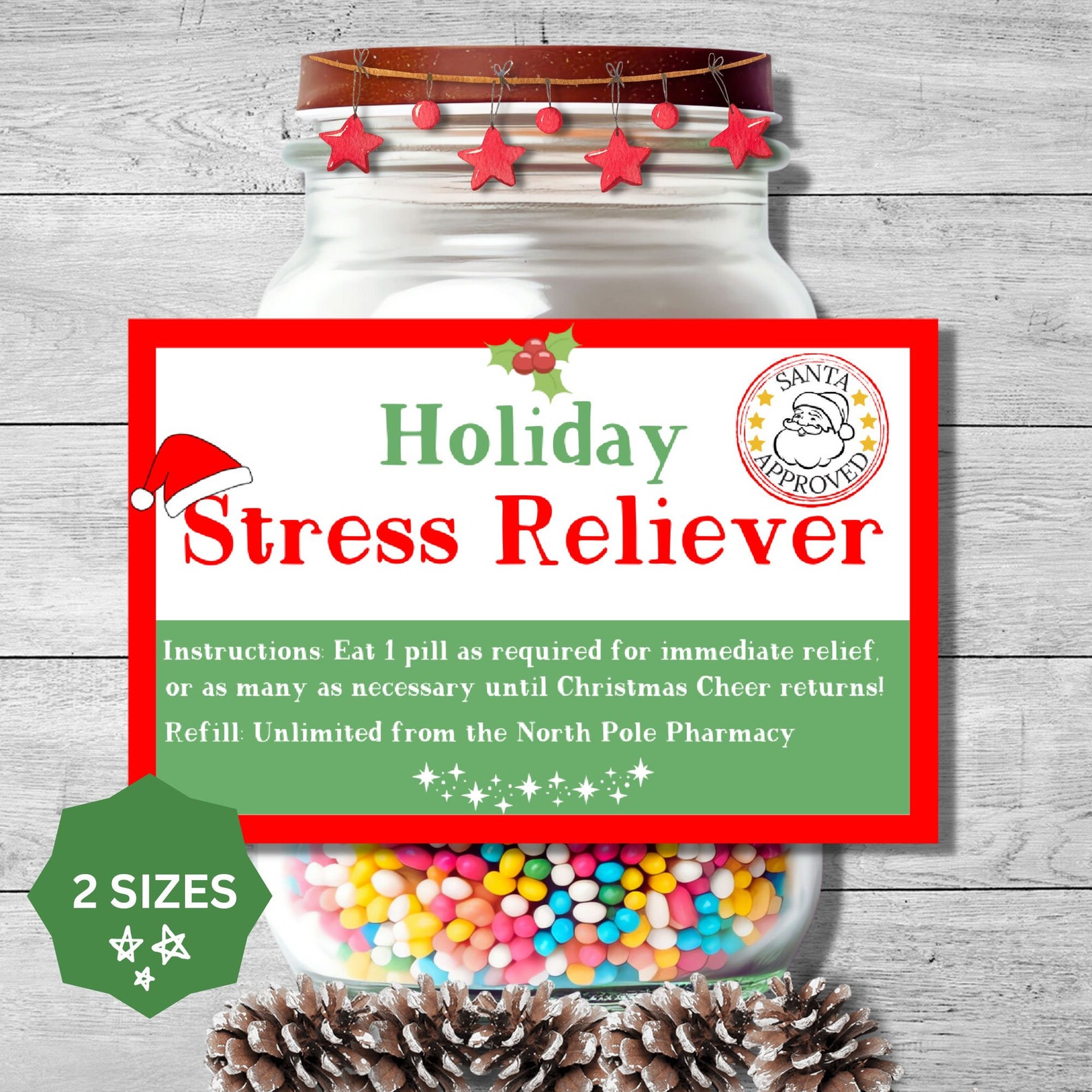Fun Christmas Gag Gift, Secret Santa Gift Idea, Holiday Stress Reliever ...