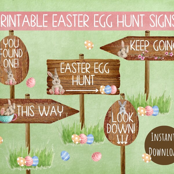 Easter Egg Hunt Sign - Etsy