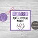 Dental Hygiene Month Gift Tag, Dental Hygiene Appreciation Tags, 2.5 ...