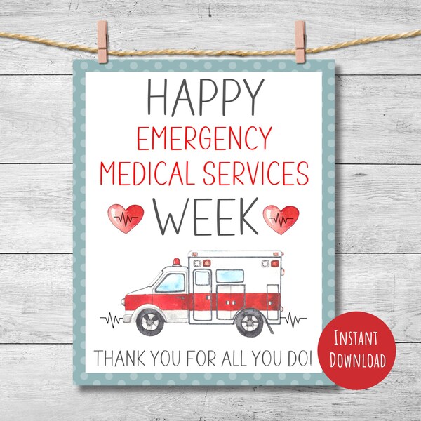 Ems Week Sign - Etsy
