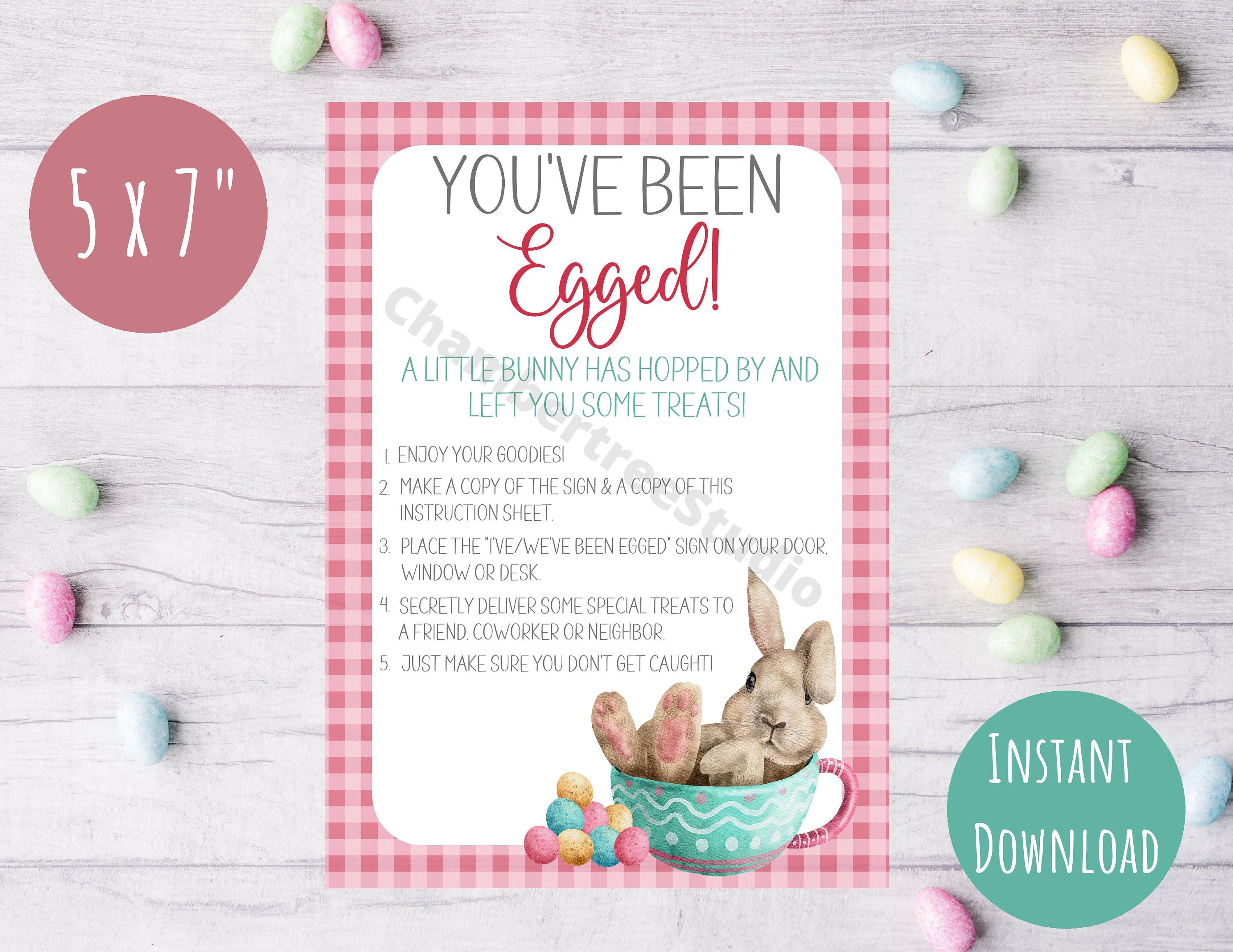 You've Been Egged, Easter Egg Game, Neighbor Game, Coworker I've Been ...