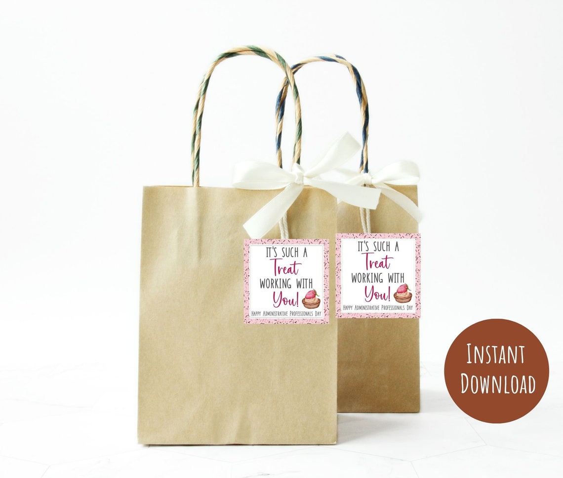 Administrative Professionals Day Gift Tag Employee - Etsy