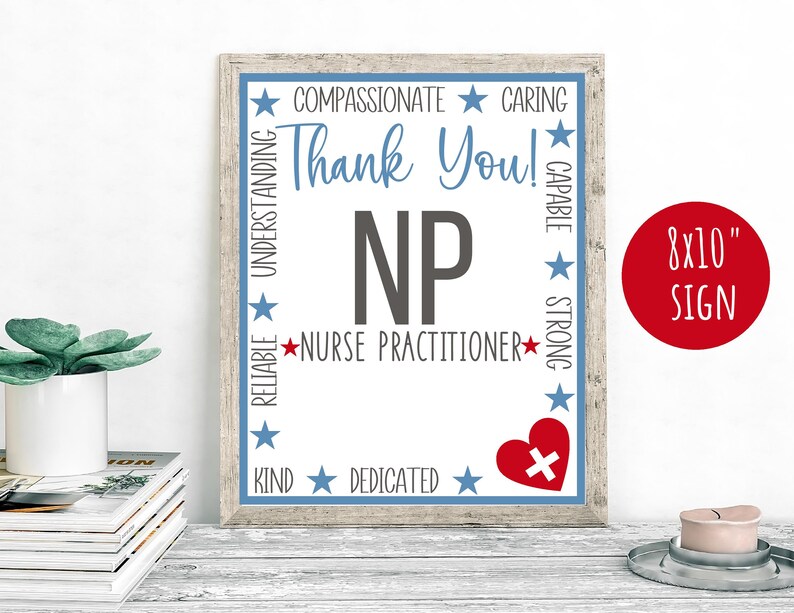 Nurse Practitioner Week Sign, Appreciation Sign for Nursing ...