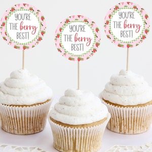 Teacher Appreciation Cookie Tags, 2, 2.5 & 3, You're the Berry Best ...