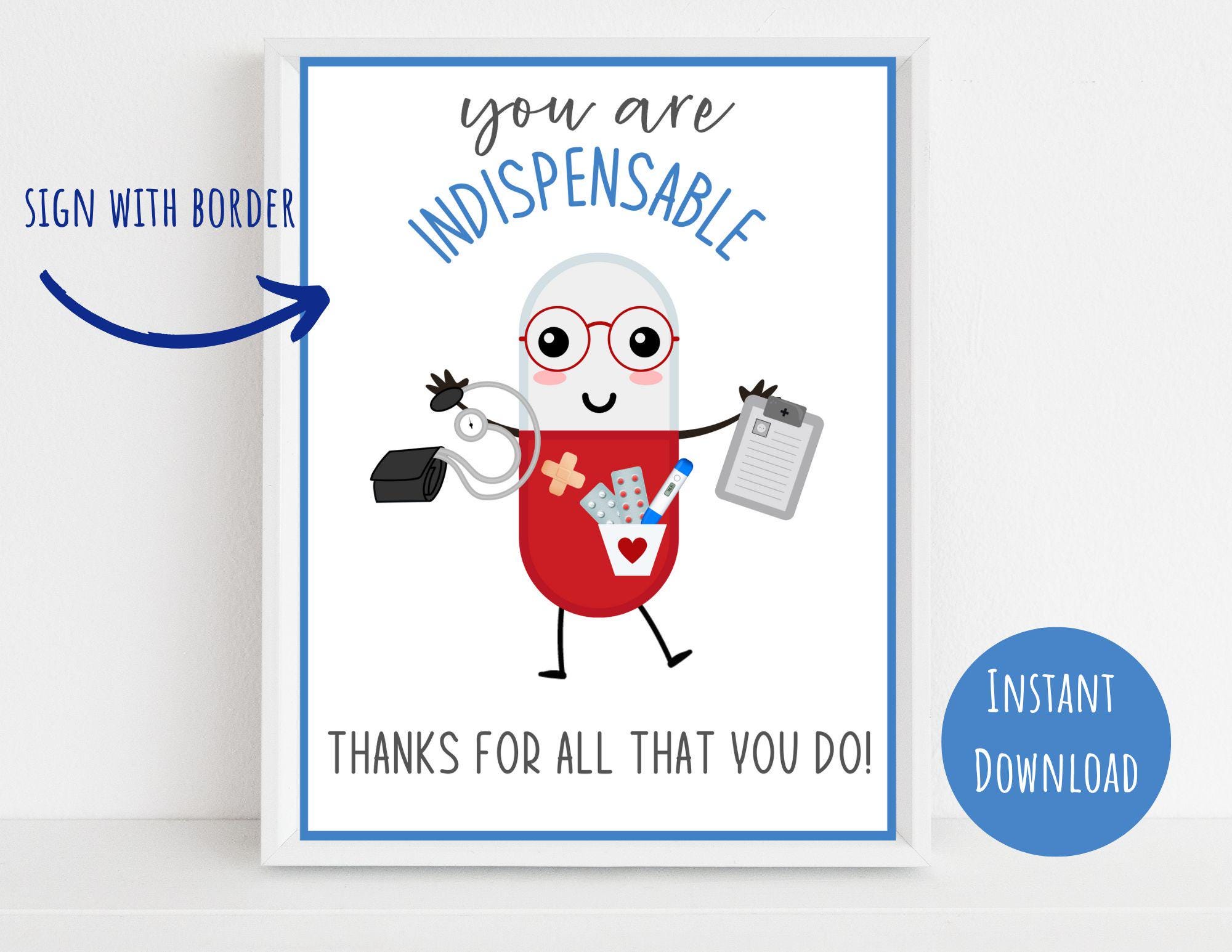 Pharmacy Week Sign, Printable Appreciation Sign for Pharmacists ...