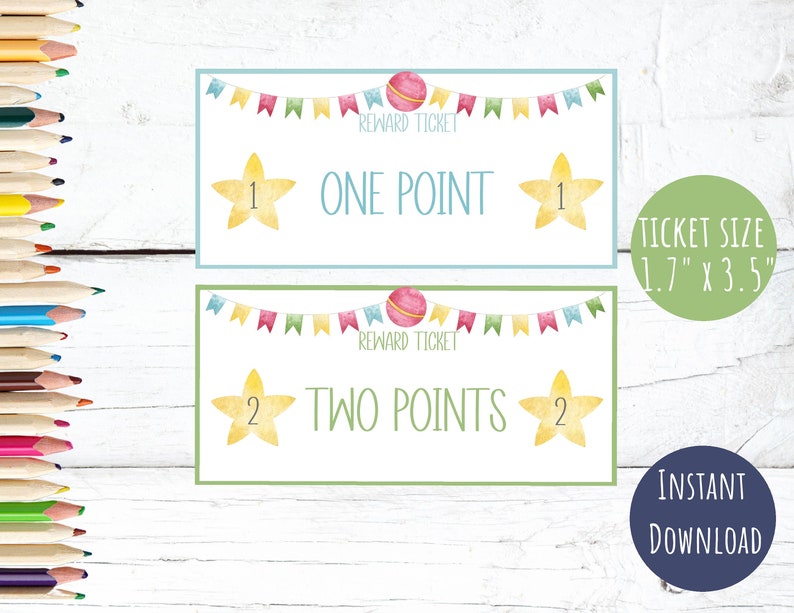 Kids Reward Coupons, Positive Behavior Points, Kids Reward System ...