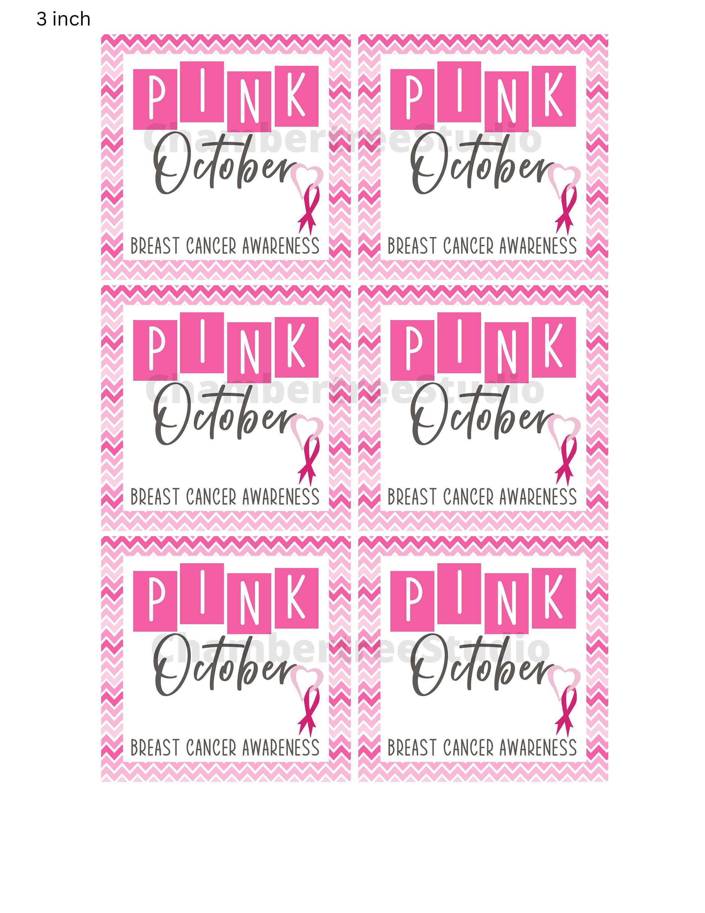 Breast Cancer Awareness Gift Tag Cancer Survivor Support - Etsy