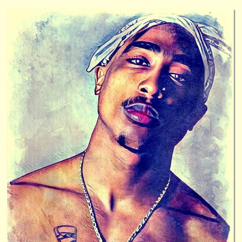 Tupac Art - Etsy
