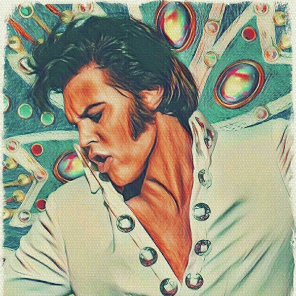Elvis Poster Austin Butler - Etsy