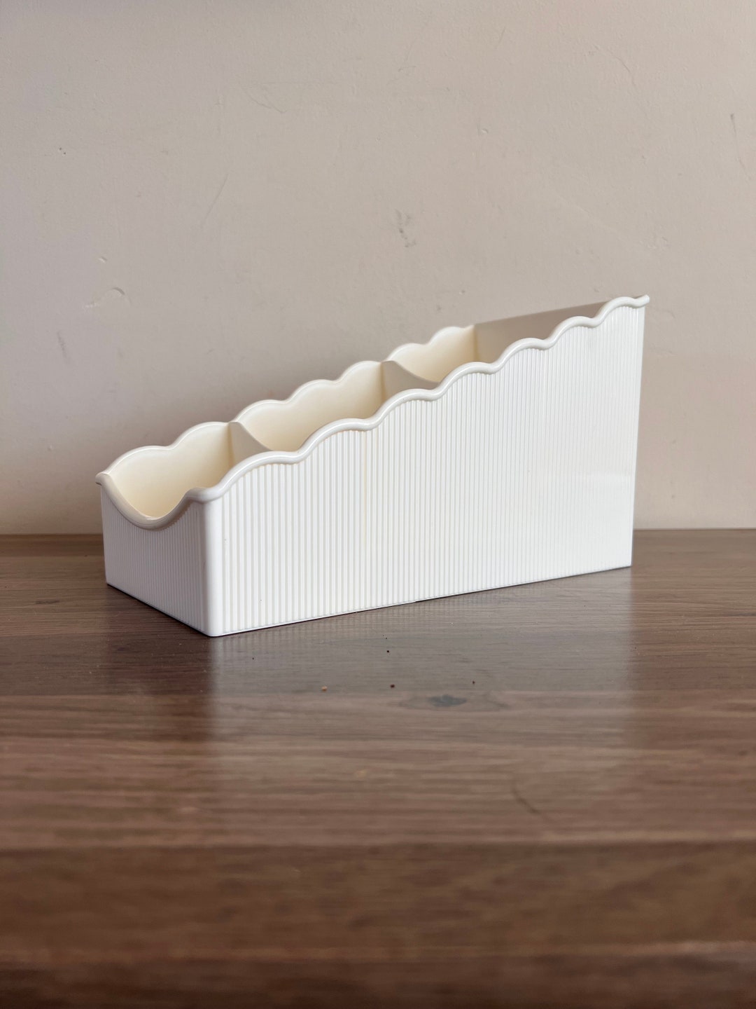 Vintage Tupperware Scalloped Edge Packet Holder Organizer - Etsy