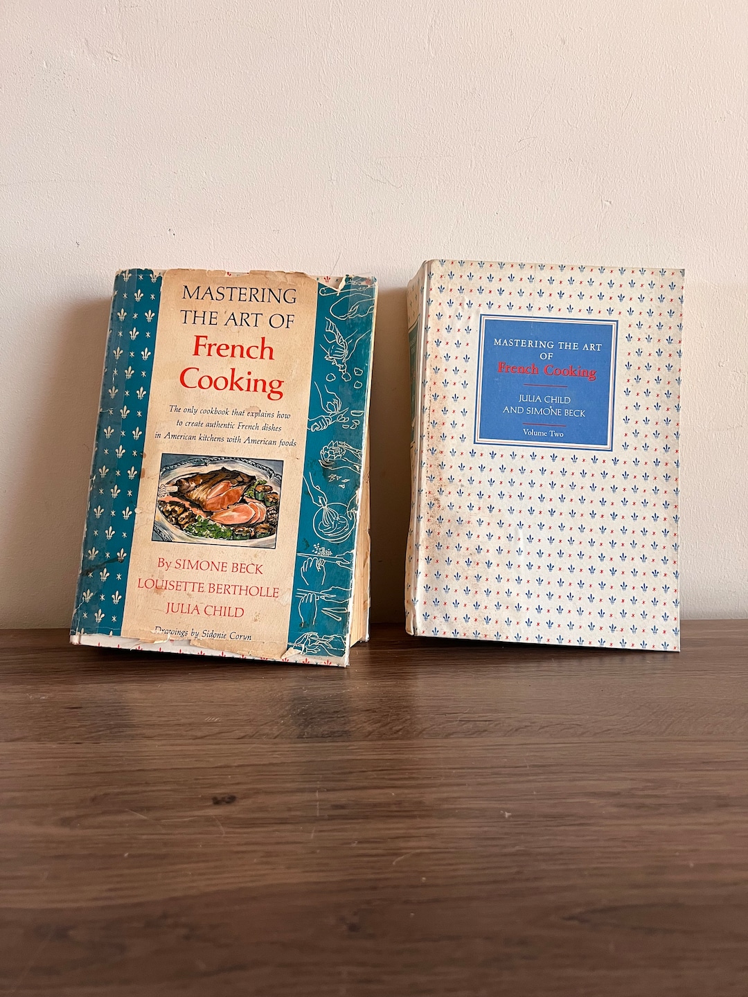Mastering the Art of French Cooking Vol 1 & 2 Julia Child, Vintage ...