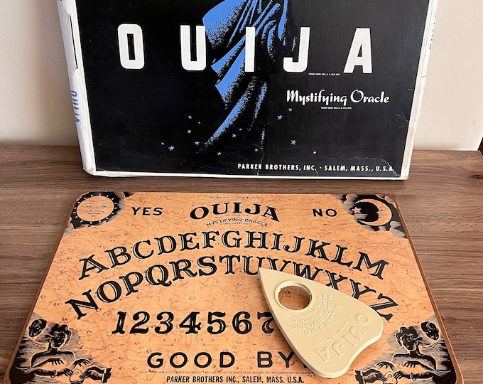 Vintage, William Fuld Ouija Board Game 1960s Parker Brothers, Salem ...