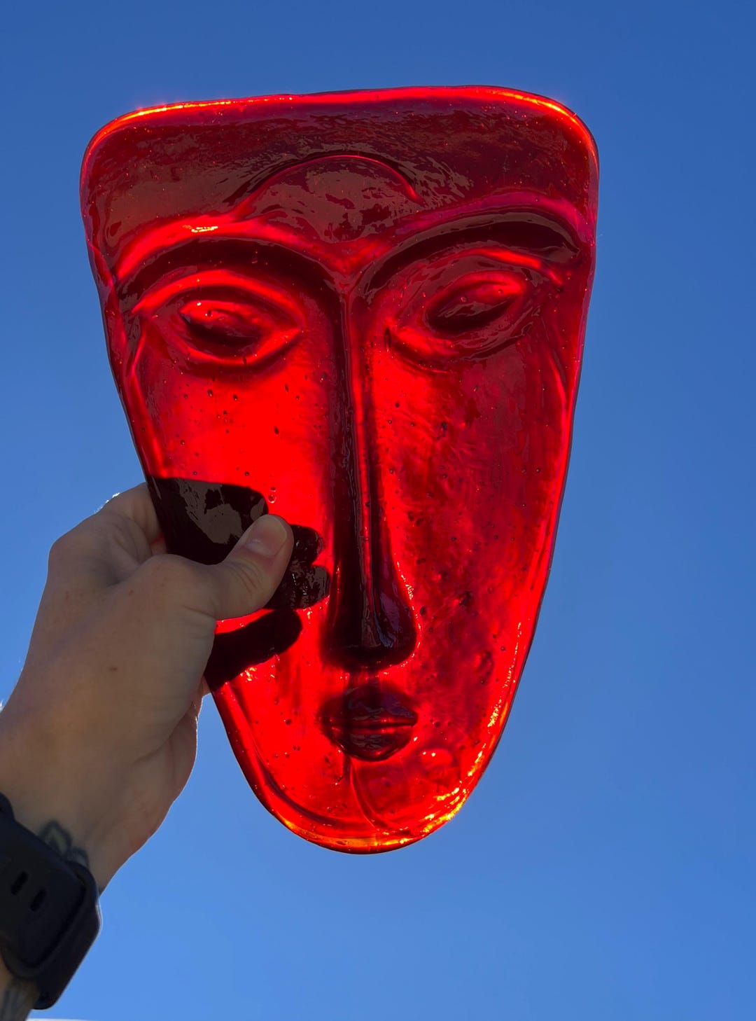 Vintage Sky Dreamer Art Glass Mask by Jaramillo Bros Gabriel & Rodolfo ...