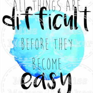 Inspirational Growth Mindset Posters Unisex - Etsy